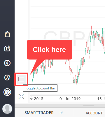 SmartTrader: Account Bar | SmartTrader Help Center