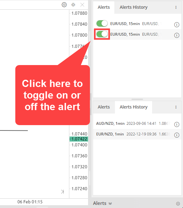 SmartTrader Alerts Widget | SmartTrader Help Center